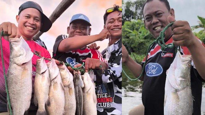 Sensasi Mancing di Sungai Bengawan Solo Gresik Surganya Predator Barramundi - Tribunmadura.com