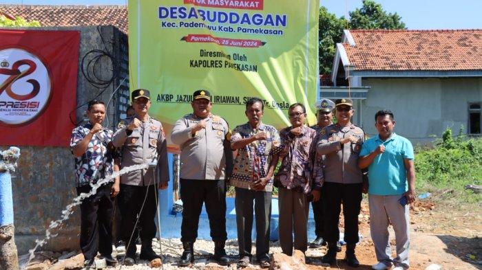Polres Pamekasan Beri Bantuan 6 Sumur Bor Air Bersih di Enam Desa, Bantu Warga Entaskan ...