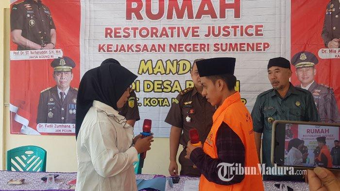 Kejari Sumenep Gelar Restorative Justice, Kasus KDRT Suami Istri Berakhir Damai - Tribunmadura.com