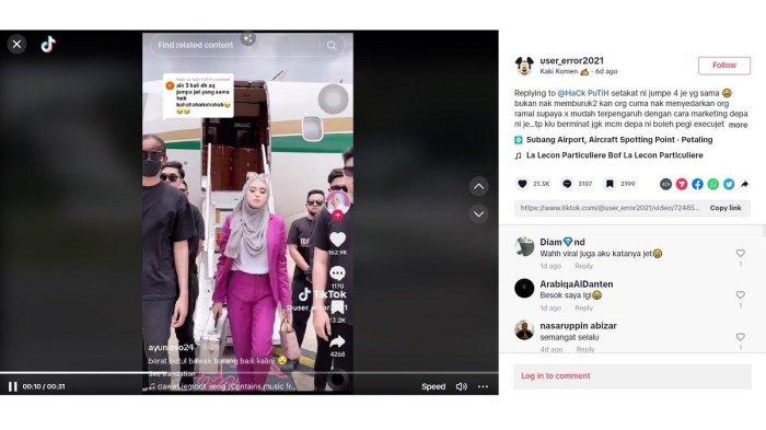 Ngakunya Crazy Rich Pamer Jet Pribadi, Nyatanya Cuma Bikin Konten ...