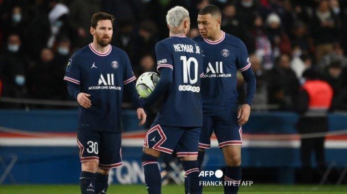 Trio Maut PSG Messi Neymar Mbappe jadi Urutan Pertama dari Trisula ...