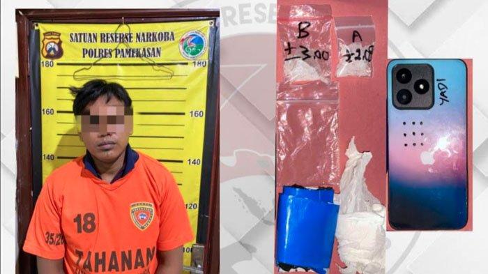 Polres Pamekasan Tangkap Pengedar Sabu di SPBU, Terancam Hukuman 20 Tahun Penjara - Tribunmadura.com