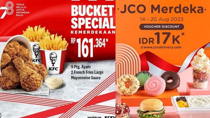 Promo Kemerdekaan di KFC, McD, JCO, Pizza Hut, Hokben Hingga Es Teh ...