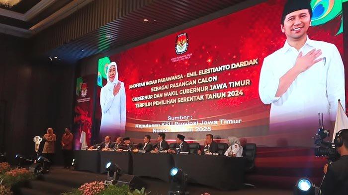 BREAKING NEWS: Khofifah-Emil Resmi Ditetapkan Sebagai Paslon Terpilih Pilgub Jatim 2024 ...