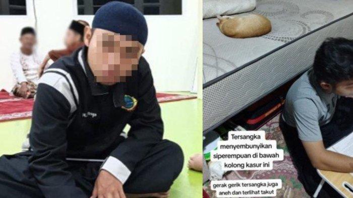 Lagak Marbot Tepergok Berduaan Bareng Pacar di Kamar Masjid, Akting Belajar, Wanita di Kolong ...