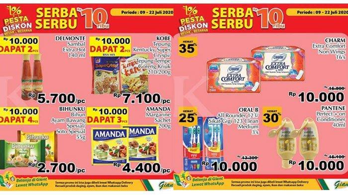Promo Giant Serba Serbu Periode 9 - 22 Juli 2020, Potongan Harga ...
