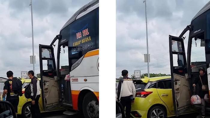 Kronologi Bus 'PO Harapan Jaya' Isi 35 Orang Menabrak dan Menyeret ...