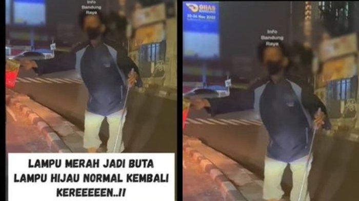Siasat Pengemis demi Luluhkan Hati Pengendara, Berlagak Buta saat Lampu ...