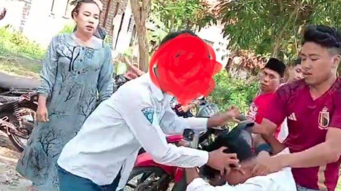 Viral Video Siswa SMP di Bangkalan Hajar Temannya di Depan Sekolah, Ayah Korban: yang Mukul 4 ...