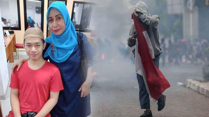 Pemuda Demo Bawa Bendera Merah Putih yang Viral Kini Masih Ditahan, Ibunda Beber Kabar Anaknya ...