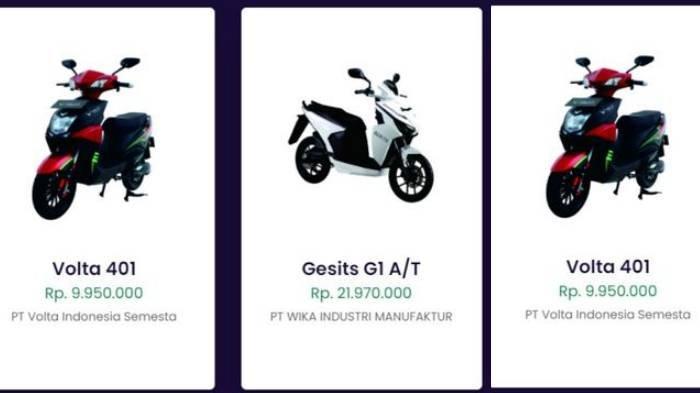 Harga Motor Listrik Terbaru, Ada yang Dapat Subsidi Rp 7 Juta, Smoot Volta Greentech hingga ...