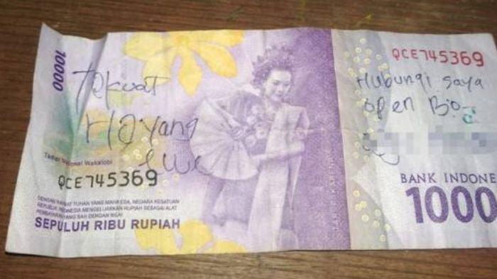 Ada Uang Rupiah Dicoret Bertuliskan 'Open BO', Bank Indonesia Berikan ...