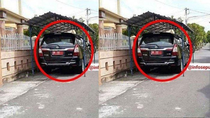 VIRAL Pejabat Bikin Garasi di Jalan Umum, Mobil Innova Tampak Parkir ...