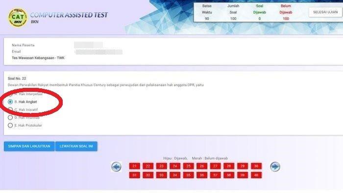 30 Contoh Soal CPNS Resmi dari Portal CAT BKN, Lengkap Jawaban dan ...