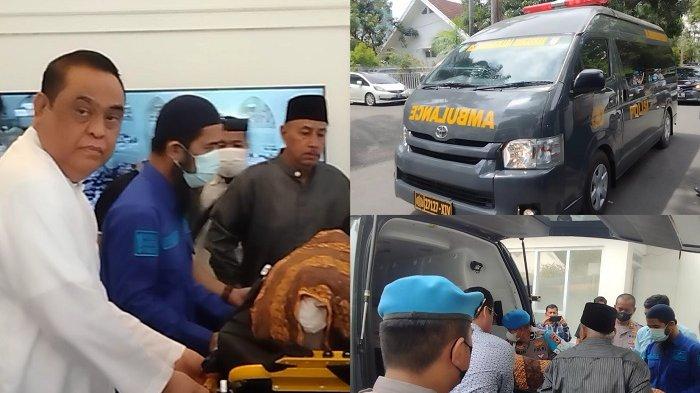 Suasana saat Jenazah Ibunda Syafruddin Kambo Tiba di Rumah Duka Jl Batu ...