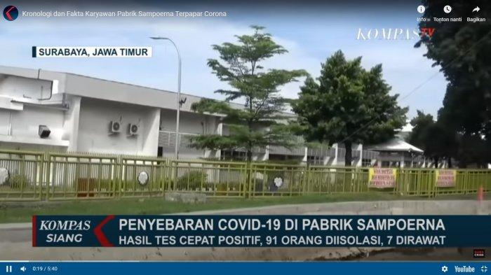 Sempat Ditolak RS, Akhirnya 34 Karyawan Sampoerna Positif Corona ...