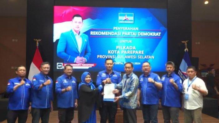 Demokrat Restui Erna Rasyid Taufan-Sjamsu Alam Tarung Pilwali Parepare - Tribun-timur.com