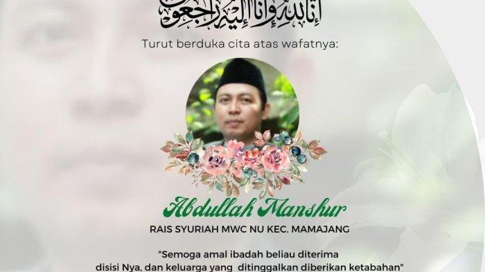 Mantan Anggota KPU Makassar Abdullah Mansur Meninggal Dunia - Tribun-timur.com