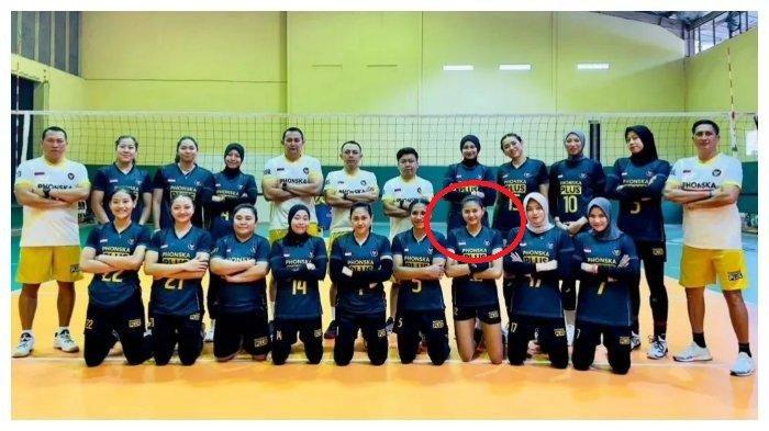 Profil Ajeng Viona Adelea Pevoli Berhijab Bela All Star Indonesia Lawan Red Sparks Pembuka ...