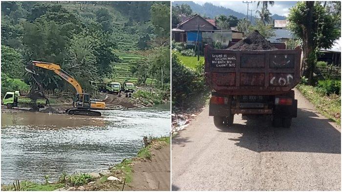 Tambang Pasir Ilegal di Cenrana Maros Diprotes Warga, Material Diduga ...