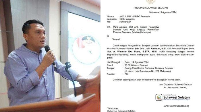 Ada Apa? Andi Winarno Eka Putra Bakal Dilantik Ulang Jabat Pj Bupati ...