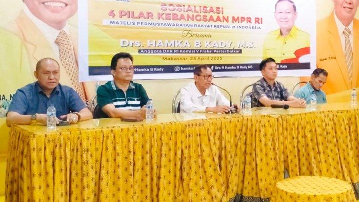 Hamka B Kady Tekankan Pentingnya 4 Pilar Kebangsaan di Makassar - Tribun-timur.com