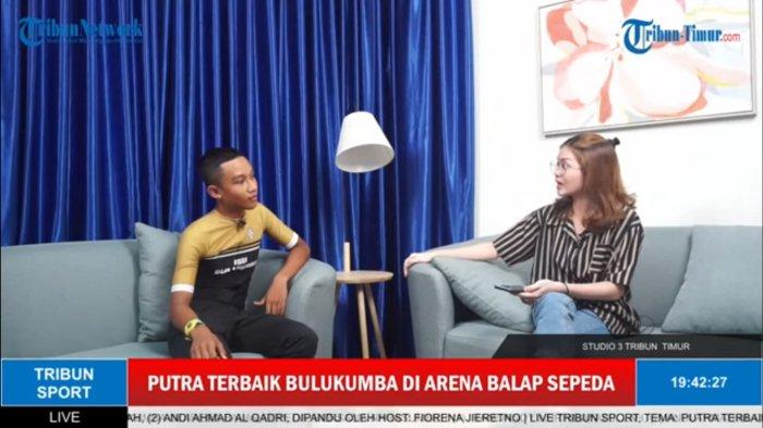 Cerita Al-Qadry Juara Balap Sepeda Porprov Sulsel 2022, Bercita-cita Jadi Dokter - Tribun-timur.com