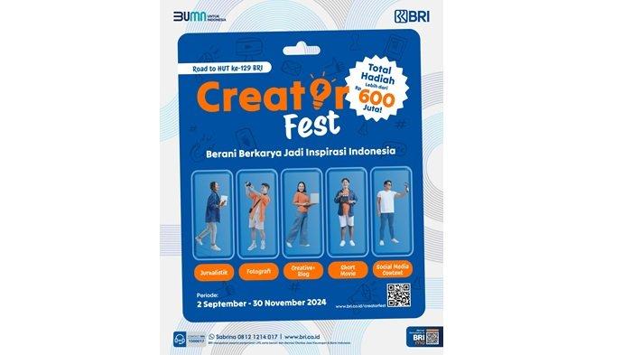 Dukung Perkembangan Industri Kreatif di Indonesia, BRI Gelar Kompetisi ...