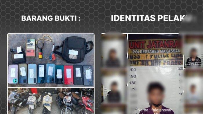 7 Begal Bersenjata Busur di Makassar Diringkus Polisi - Tribun-timur.com
