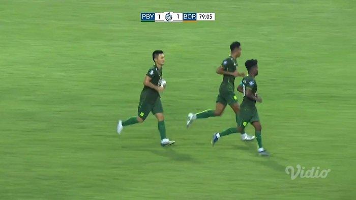 Livescore Persebaya vs Borneo FC Babak II : Bajul Ijo Comeback 3 Menit ...