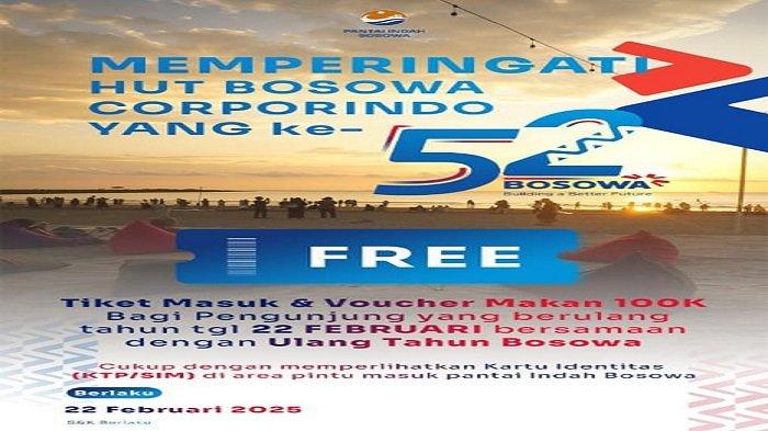 Anda Ulang Tahun 22 Februari? Gratis Masuk di Pantai Bosowa Plus ...