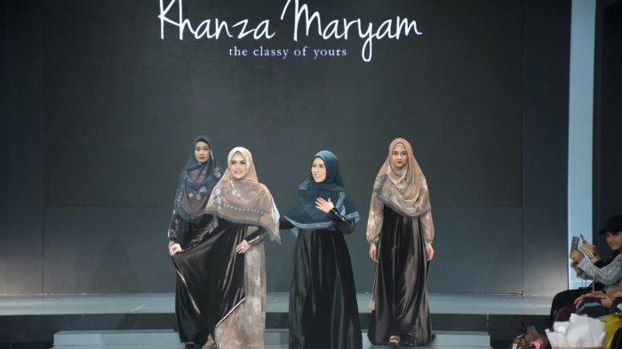 Khanza Maryam Pamerkan Busana Muslim Glamour di Trend Hijab Expo ...