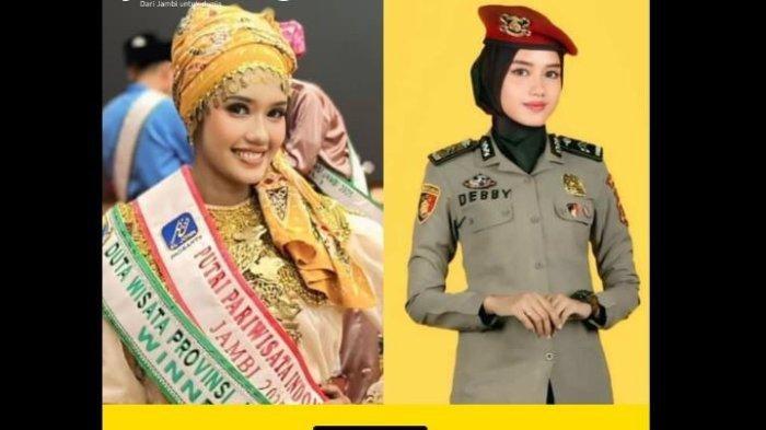 Profil Briptu Debby Anggraini Putri Indonesia Pariwisata Jambi Tugas di ...