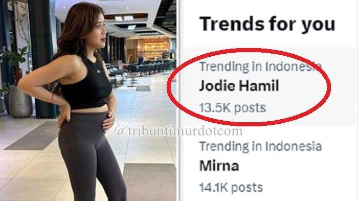 Jodie Hamil Trending Twitter, Foto Brisia Jodie Pegang Perut Buncit ...
