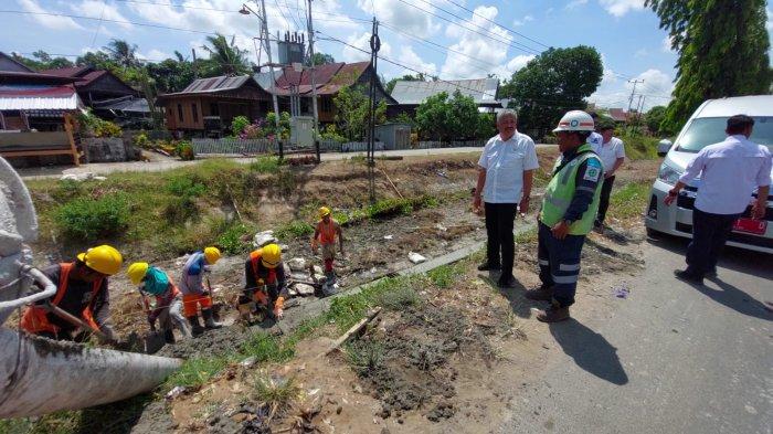 Tinjau Pembangunan Saluran Irigasi Langnga dan Pengaman Pantai, Bupati ...
