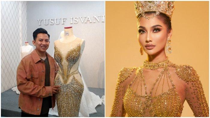 Riskyana Hidayat Pakai Gaun Desainer Pinrang Yusuf Isvania Di Ajang Miss Aura Internasional 2023 