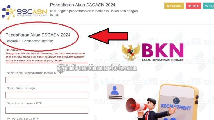 CPNS 2024 Dibuka - Cara Buat Akun SSCASN 2024 di Link https://training-daftar-sscasn.bkn.go.id ...