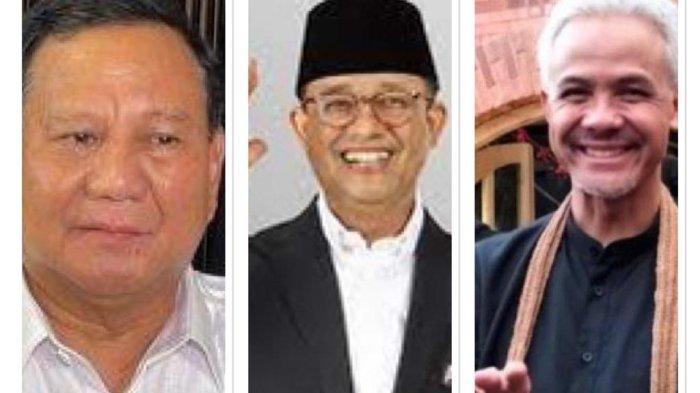 Elektabilitas AMIN, Prabowo-Gibran, dan Ganjar-Mahfud Pasca Debat di 5 Lembaga Survei - Tribun ...
