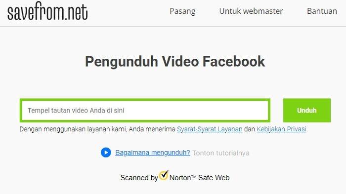 Cara Download Video Reels Facebook Gratis Pakai SaveFrom - Tribun-timur.com