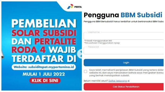 Cara Benar Daftar MyPertamina Aplikasi Beli Pertalite dan Solar, Jika Salah Siap-siap Terima ...