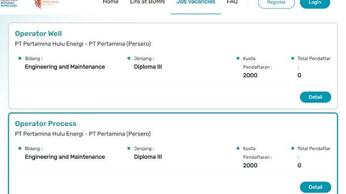 Dibuka Hari Ini, Cara Daftar Rekrutmen Bersama BUMN 2022, Lowongan Kerja Besar-besaran 2.700 ...