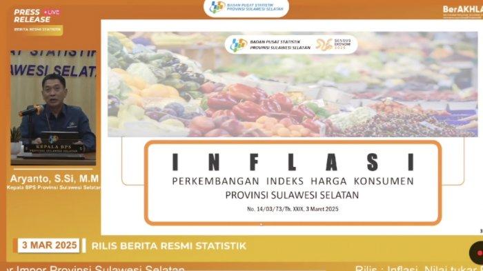 Tarif Listrik Masih Jadi Penyebab Sulsel Deflasi di Februari 2025 - Tribun-timur.com