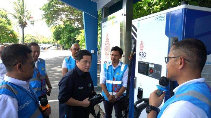 Menteri Bumn Erick Thohir Tinjau Langsung Kesiapan Pln Layani Ktt G20
