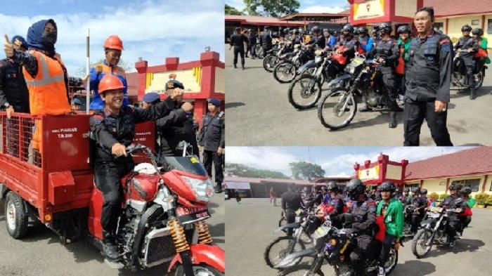 Sambut HUT ke-77, Brimob Polda Sulsel Gandeng Mahasiswa dan Pasukan Orange Bagi Sembako - Tribun ...