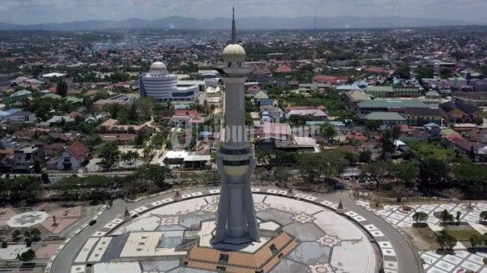 Drone Tribun Timur Ungkap Keelokan Tugu eks MTQ Kendari - Tribun-timur.com