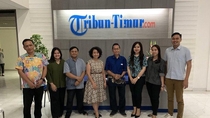 Perkuat Kerja Sama, Manajemen FKS Land Berkunjung ke Tribun Timur - Tribun-timur.com