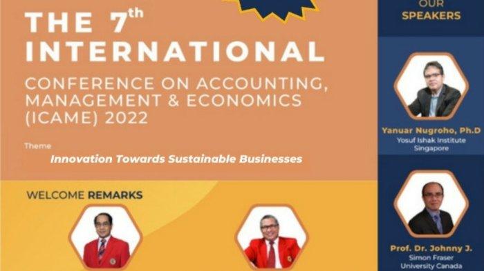 FEB Unhas Bakal Hadirkan 4 Pembicara Internasional dalam Konferensi ke-7 ICAME - Tribun-timur.com