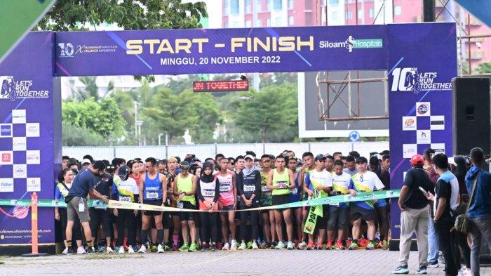 Puncak HUT ke 10 Siloam Hospitals Makassar Gelar Fun Run - Tribun-timur.com