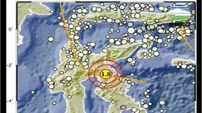 Gempa Bumi Magnitudo 1,8 Baru Saja Guncang Luwu Timur Sulsel, Cek Info BMKG - Halaman all ...
