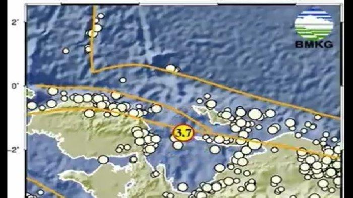 Gempa Bumi Magnitudo 3,7 Guncang Papua Malam Ini, Cek Pusat Gempa dan Kedalaman - Tribun-timur.com